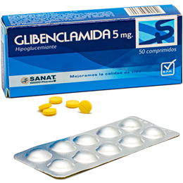 Glibenclamida 5 mg Comprimidos - INFOMERC Vademécum Farmacéutico Bolivia