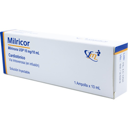 Milricor Solución inyectable - INFOMERC Vademécum Farmacéutico Bolivia
